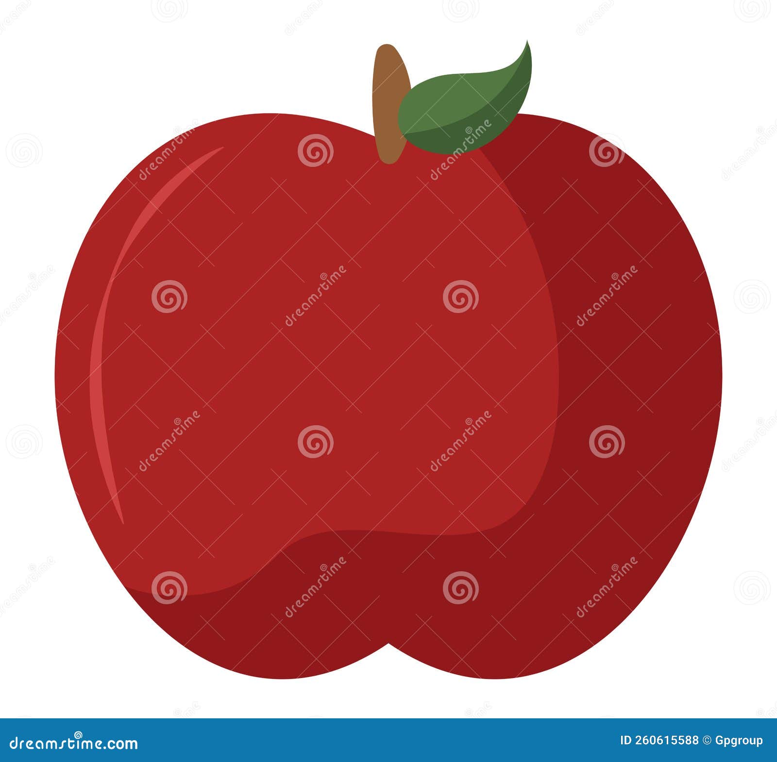 Big apple design stock vector. Illustration of apple - 260615588