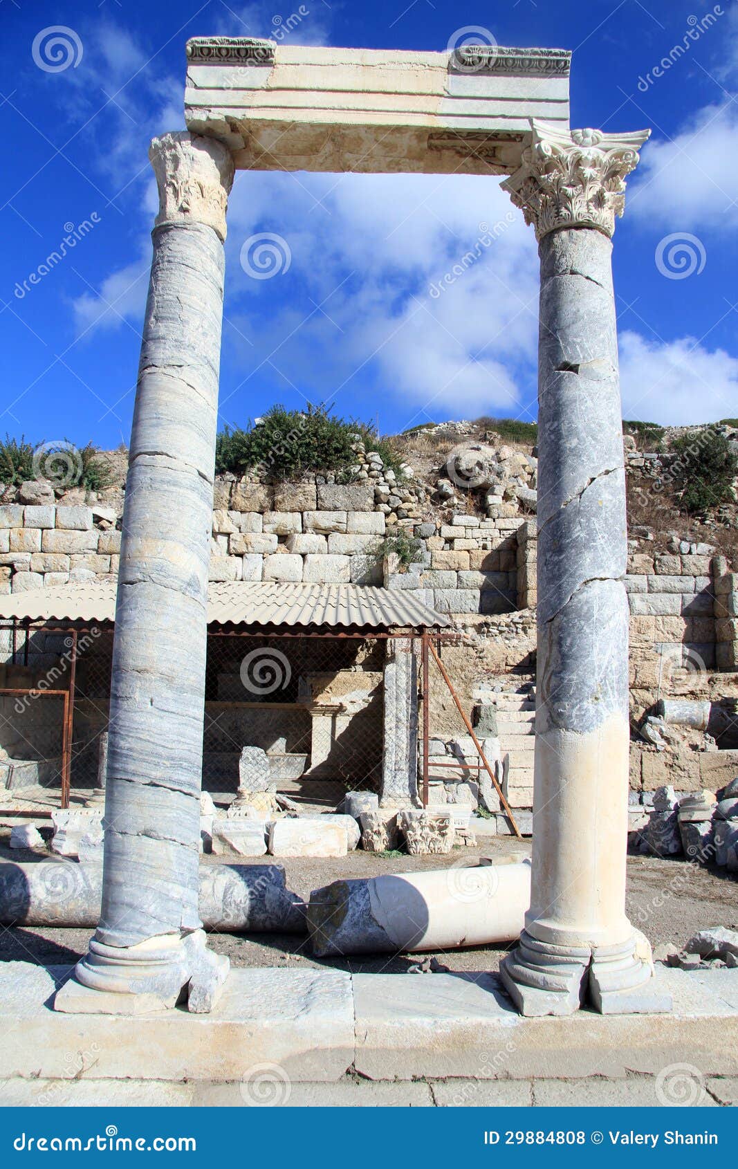Big arch stock photo. Image of archeology, building, knidos - 29884808