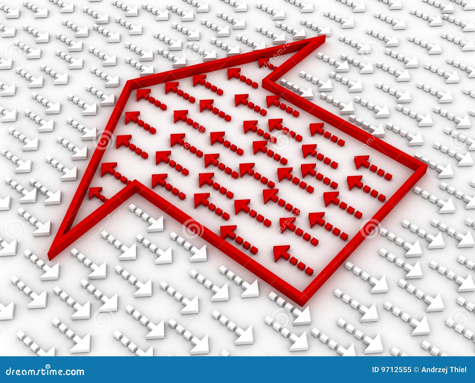 Big Arrow stock illustration. Illustration of graphic - 9712555