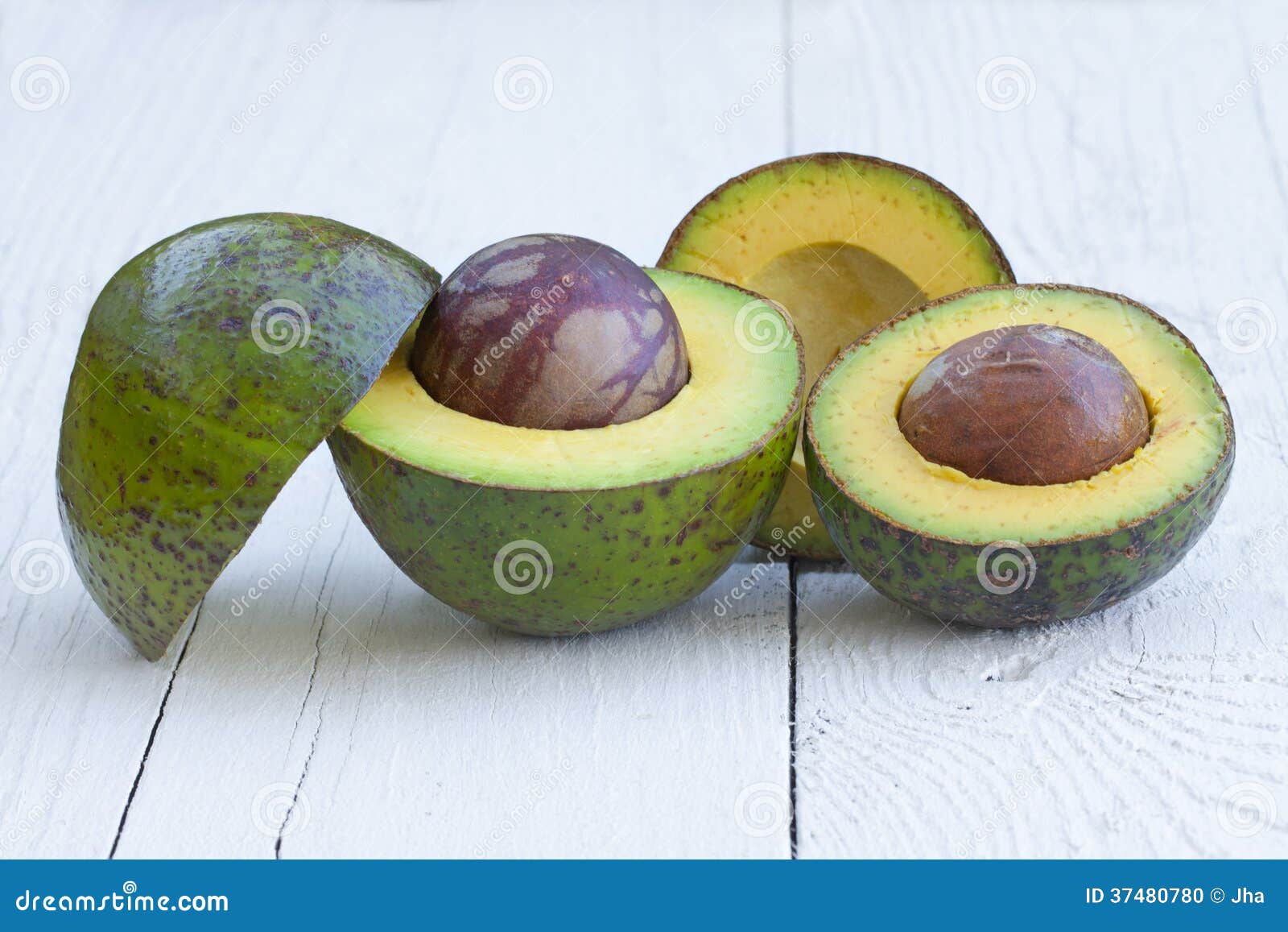 Big Avocado and Cross Section Stock Photo - Image of group, avocado ...