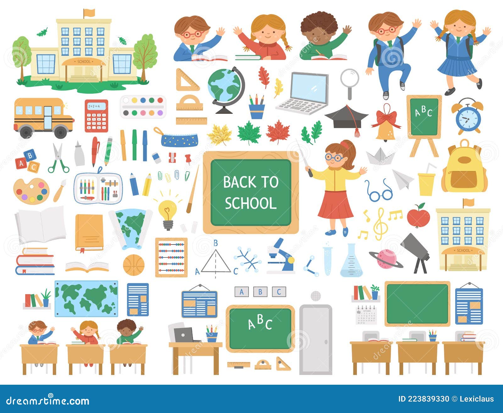 Cute Classroom Clipart
