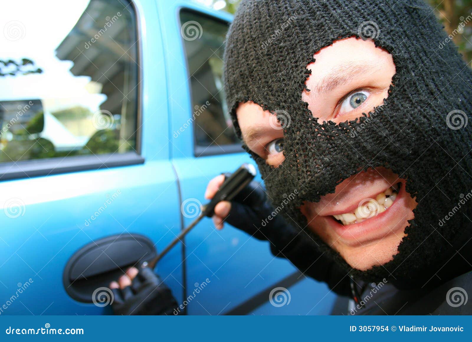Big Bad Burglar stock photo. Image of face, robber, screwdriver - 3057954