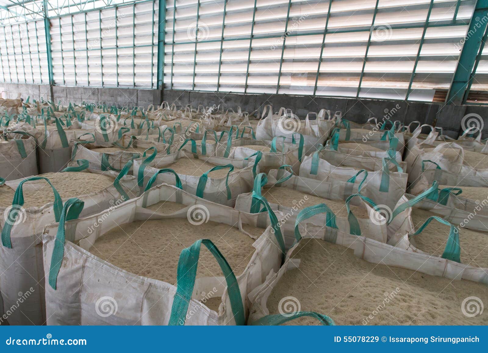 Big bag containing rice stock image. Image of industry - 55078229