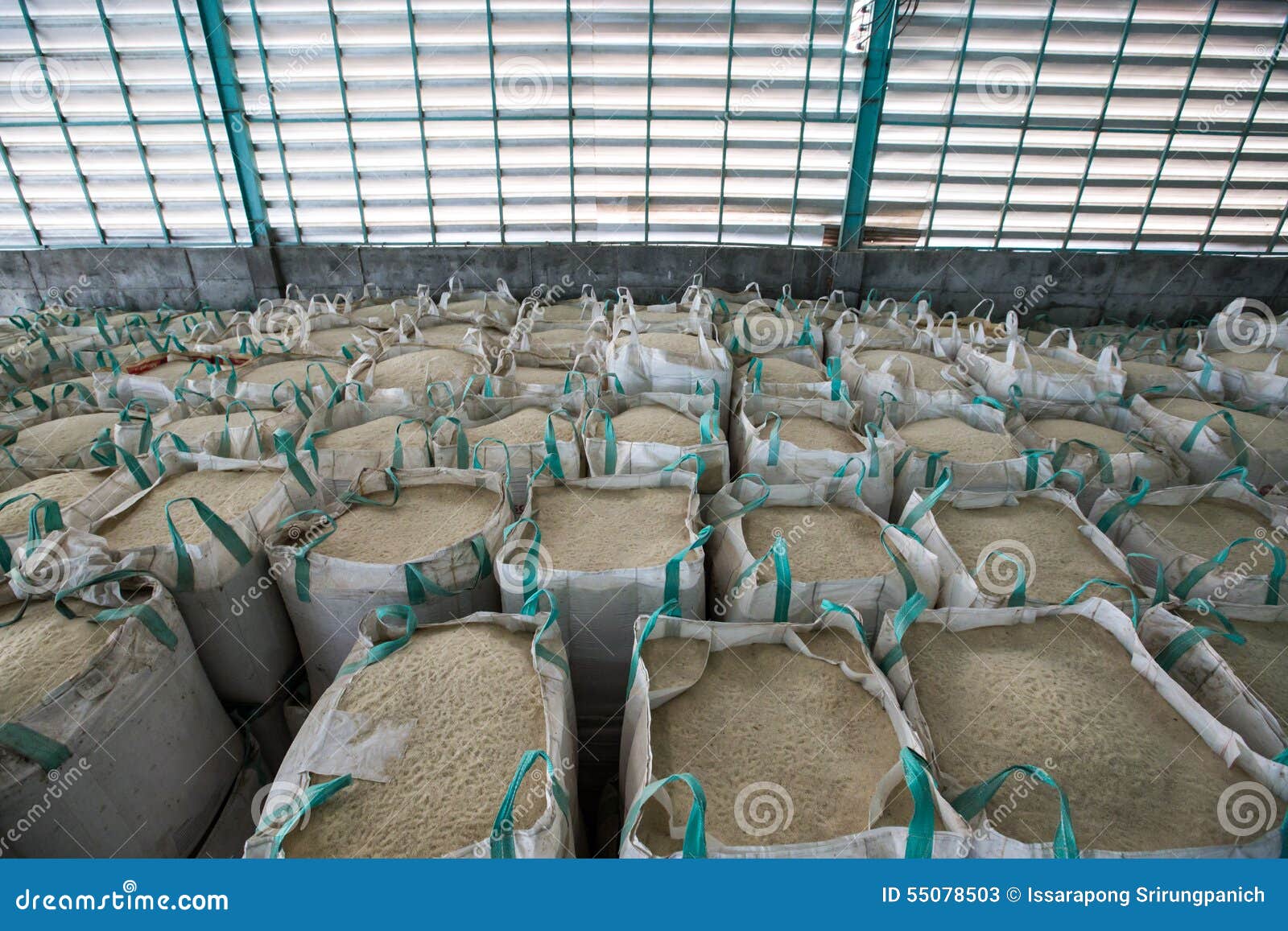 Big bag containing rice stock image. Image of earth, industrial - 55078503