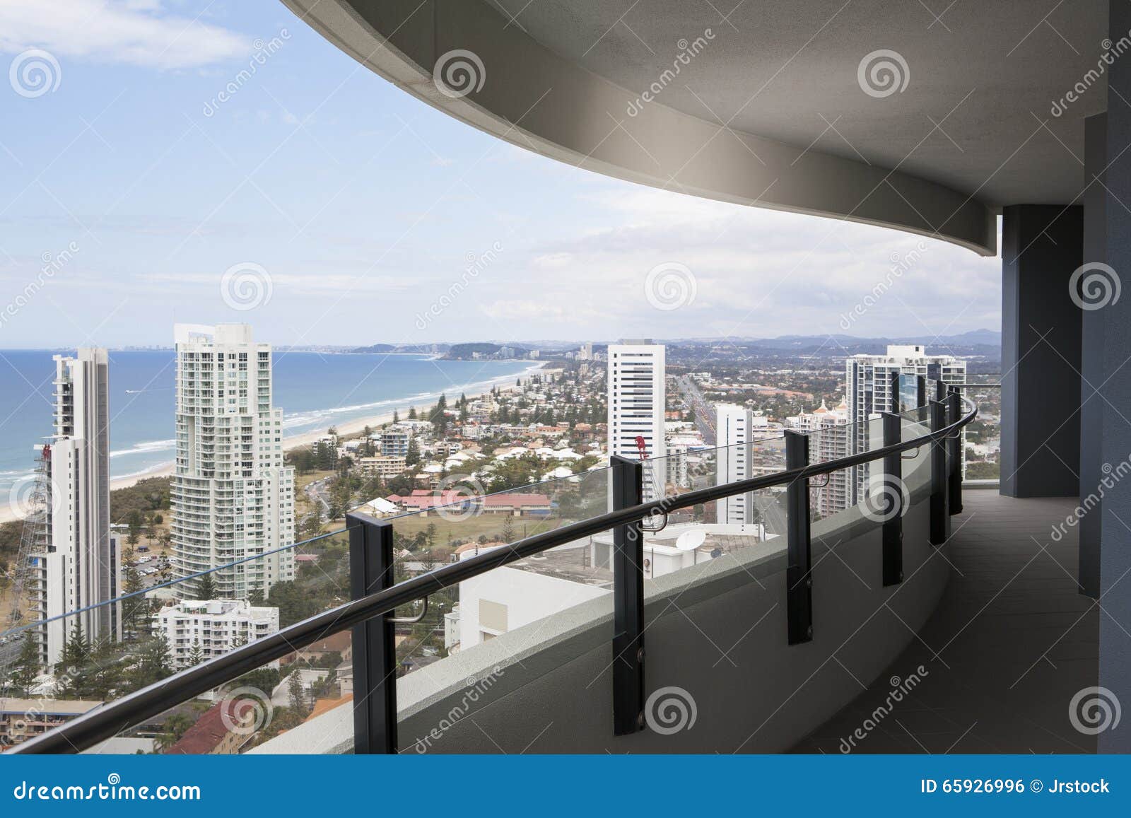 Big Balcony Overlooking a Beautiful Panorama Stock Photo - Image of ...