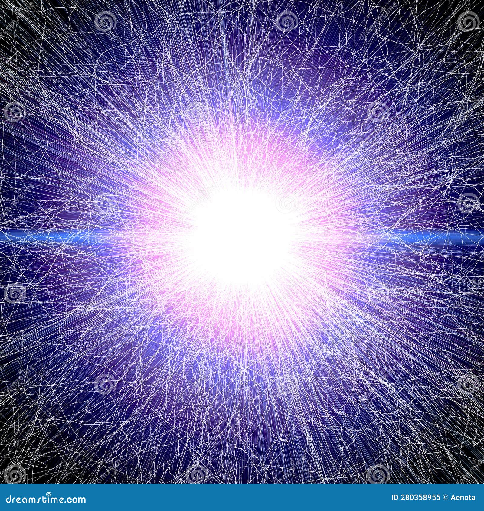Big Bang background stock illustration. Illustration of filament ...
