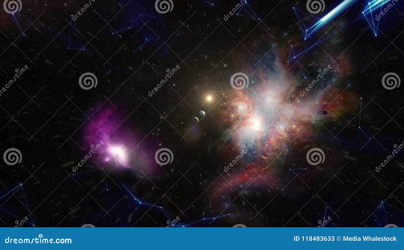 The Big Bang, the Birth of the Universe. Galaxy Creation. Stock. the ...
