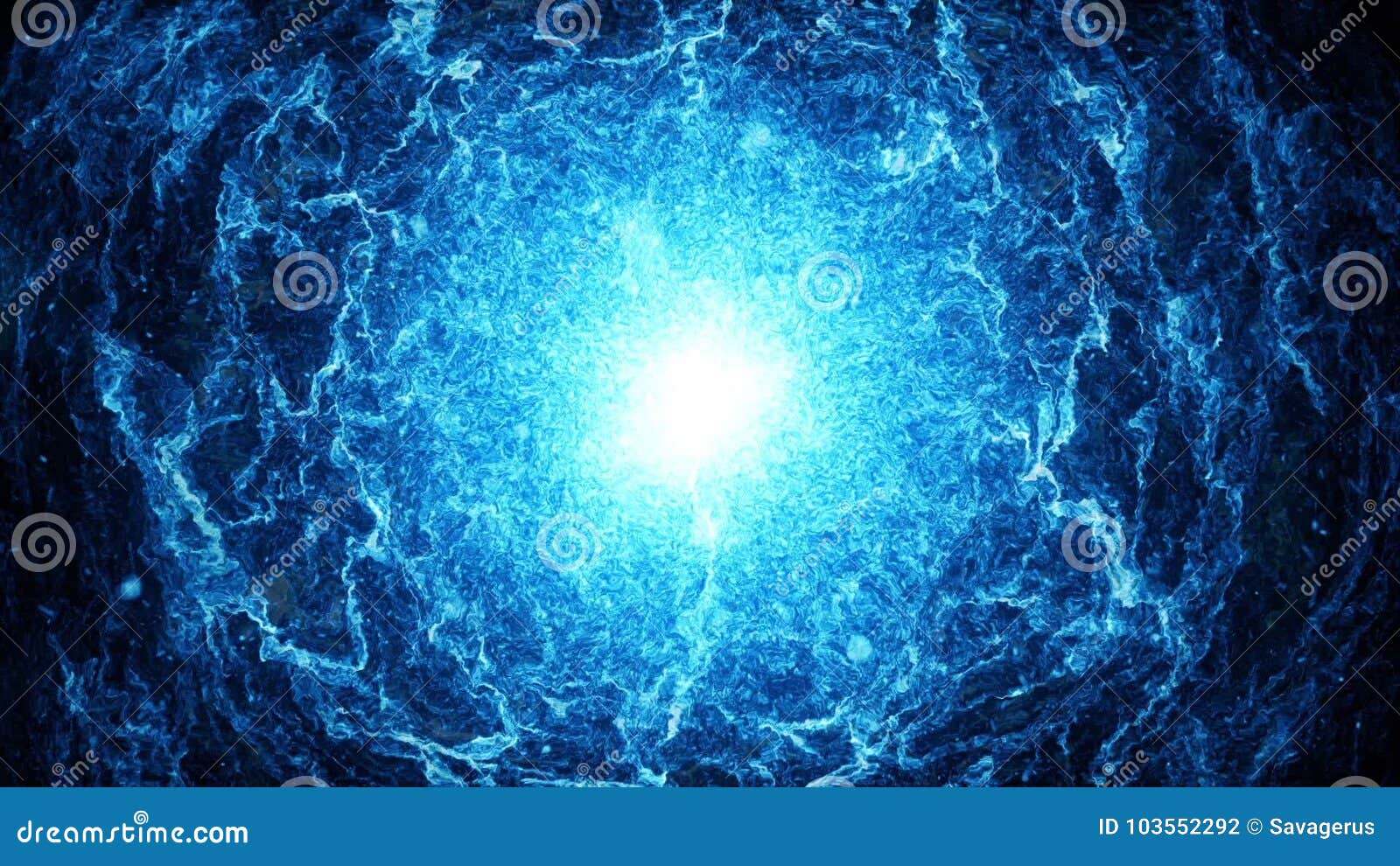 Big Bang, Big Blue Explosion in the Space. Big Bang, Beginnings of the ...