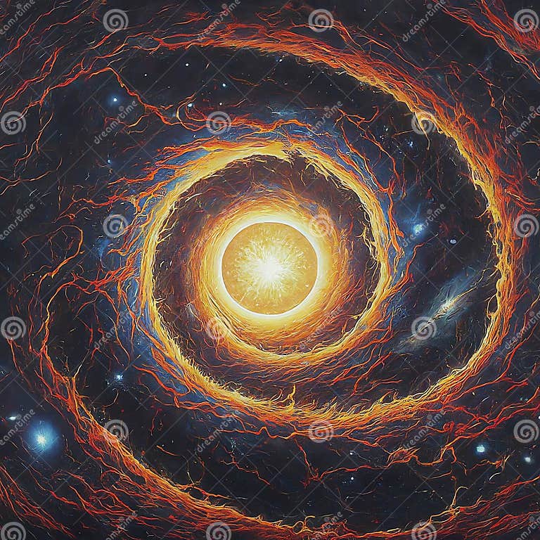 Big Bang Dramatic Explosion in Deep Space Creation of the Universe ...