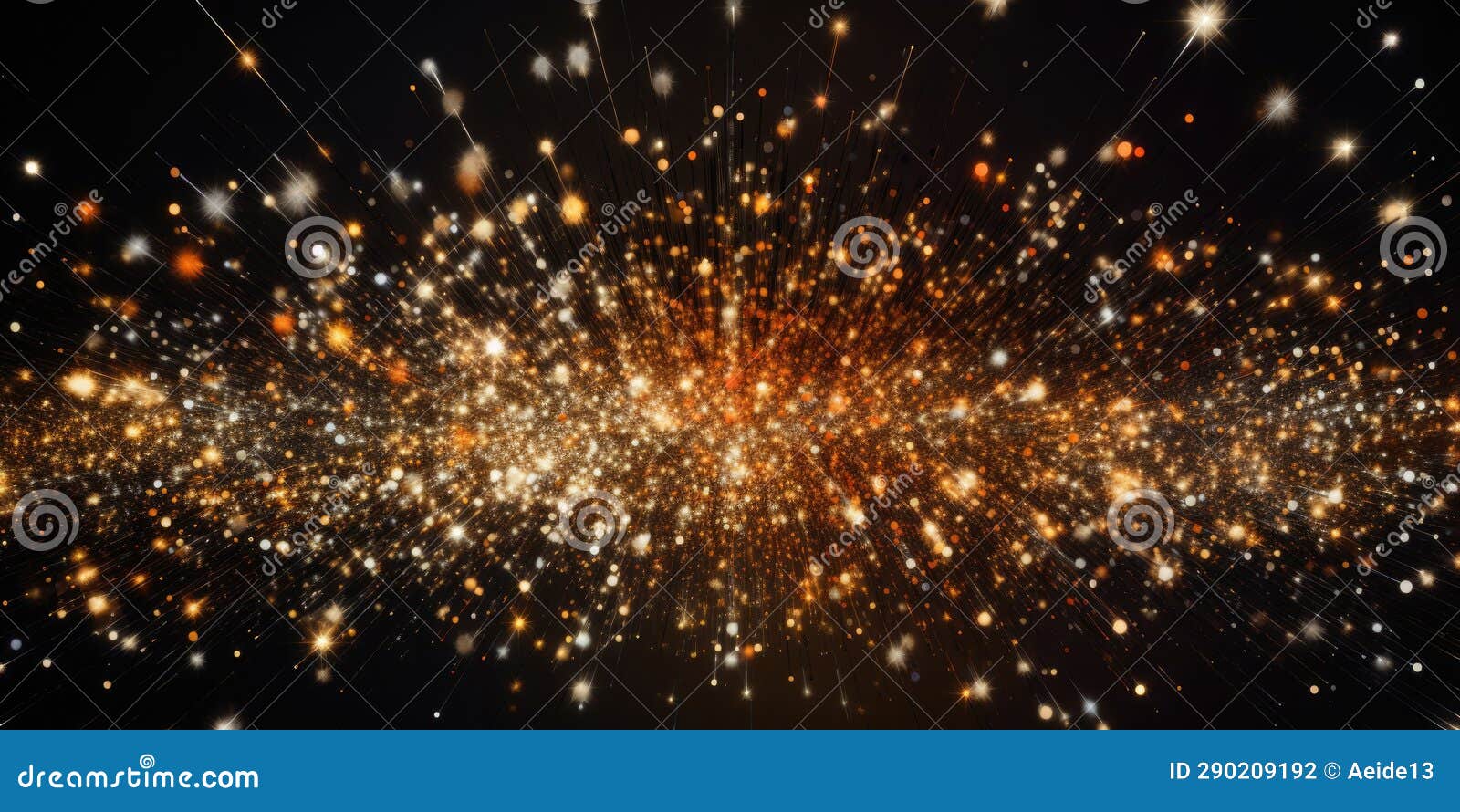 Big Bang. Dramatic Explosion in Deep Space. Supernova Black Hole ...