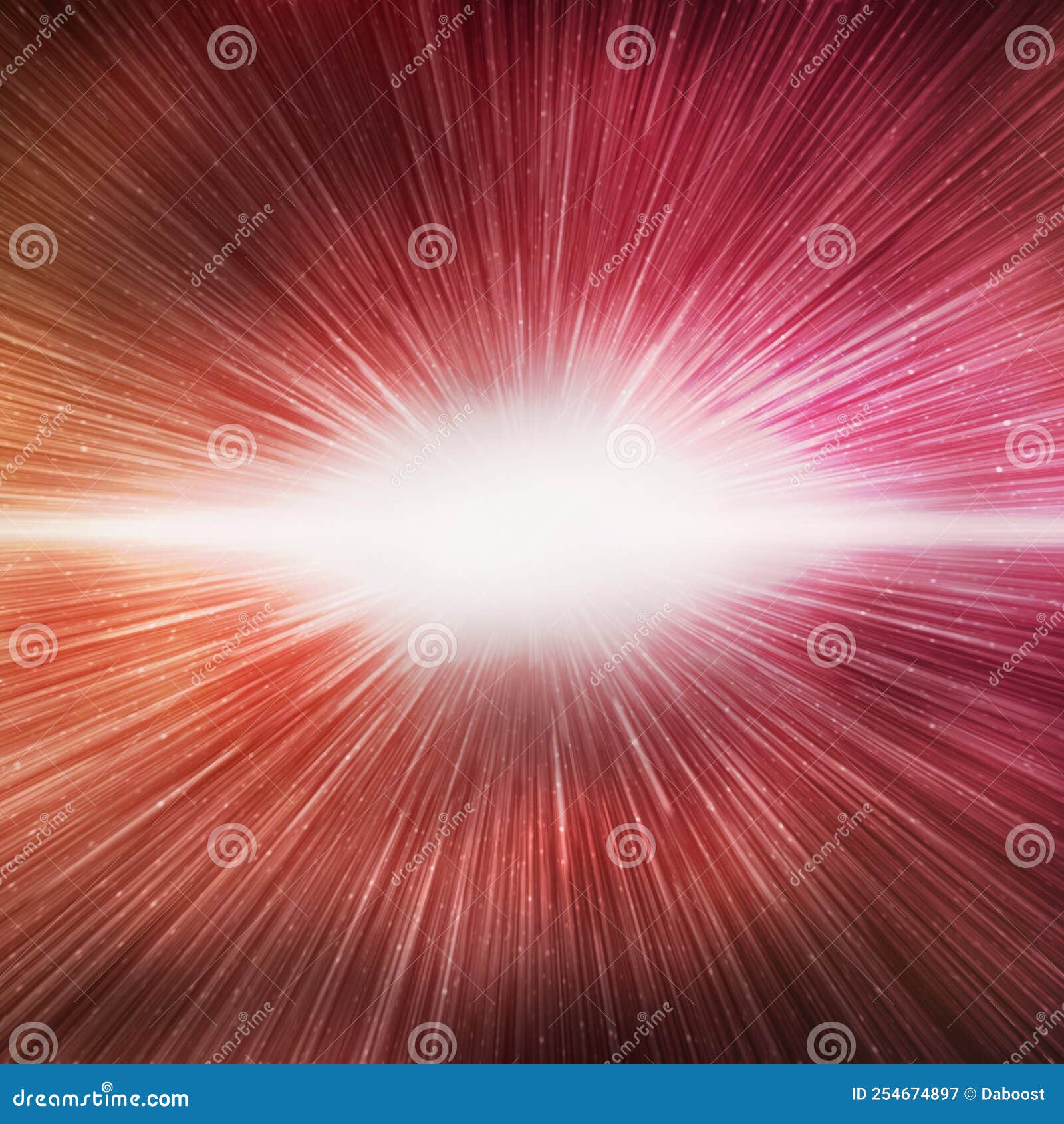 Big Bang Effect on Bright Red Galaxy Sky, Square Background Stock ...