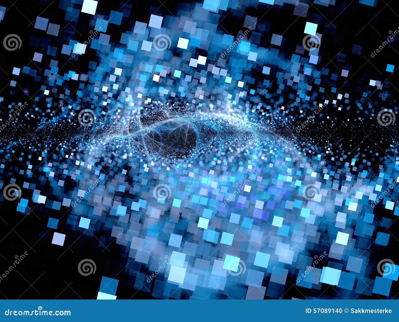 Big Bang of Future Technologies Stock Illustration - Illustration of ...