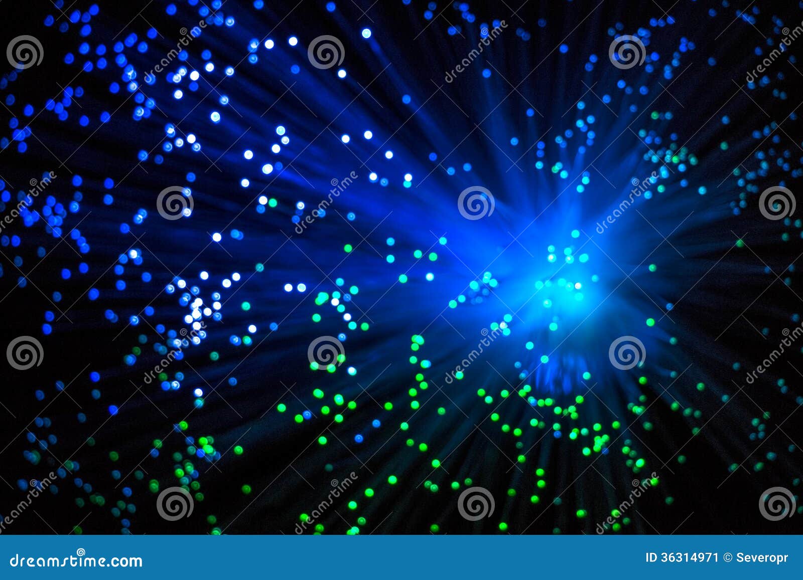 Big Bang Generated with Special Light Stock Illustration - Illustration ...