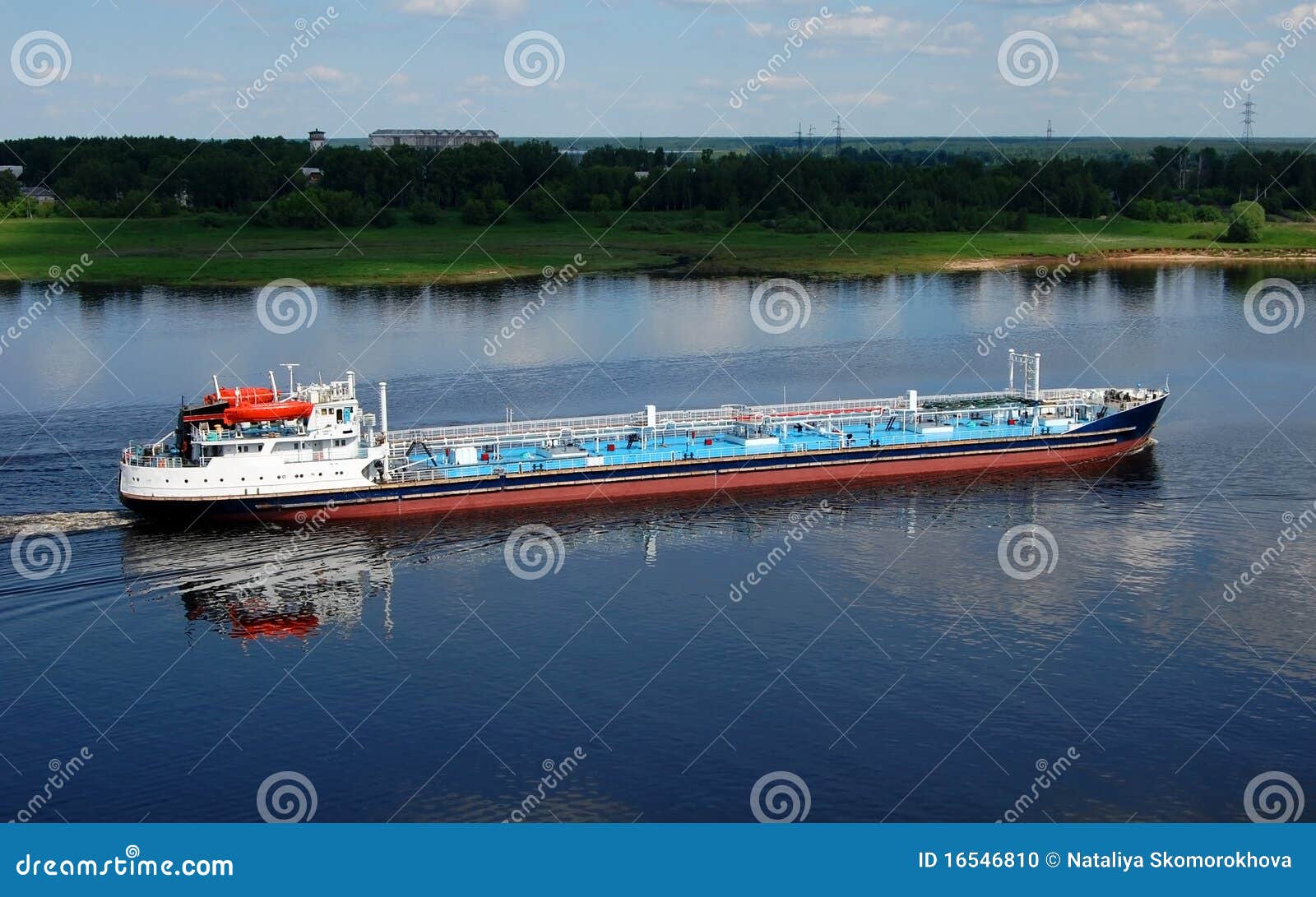 Big barge stock photo. Image of container, import, barge - 16546810