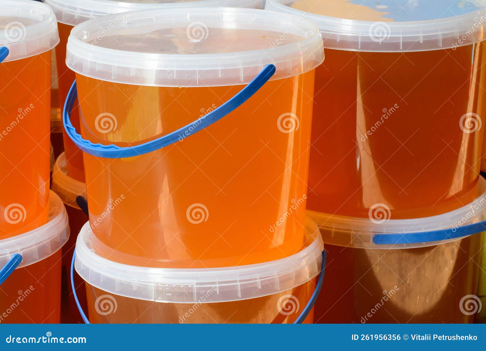 Big batch of honey stock photo. Image of flow, linden - 261956356