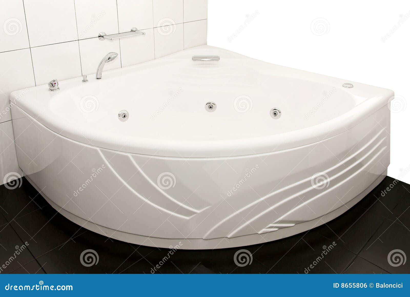 Big bathtub stock photo. Image of water, faucet, clean - 8655806