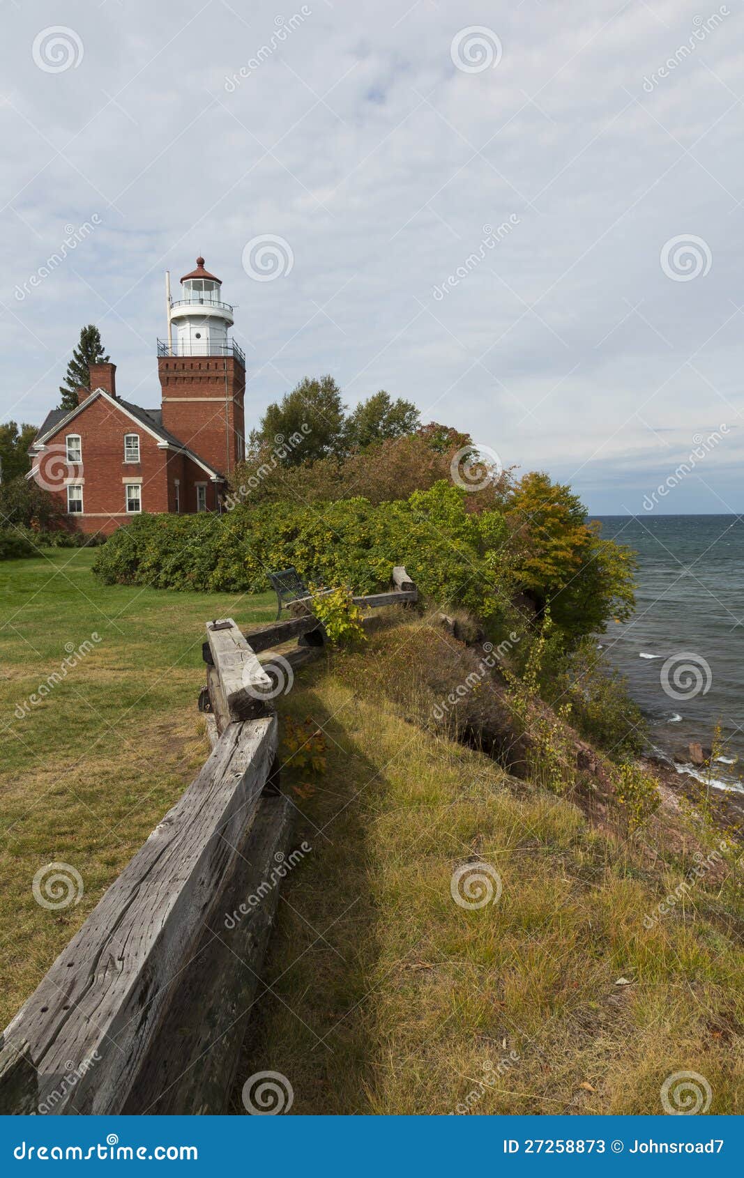 Big Bay Point Lighthouse stock image. Image of nautical - 27258873