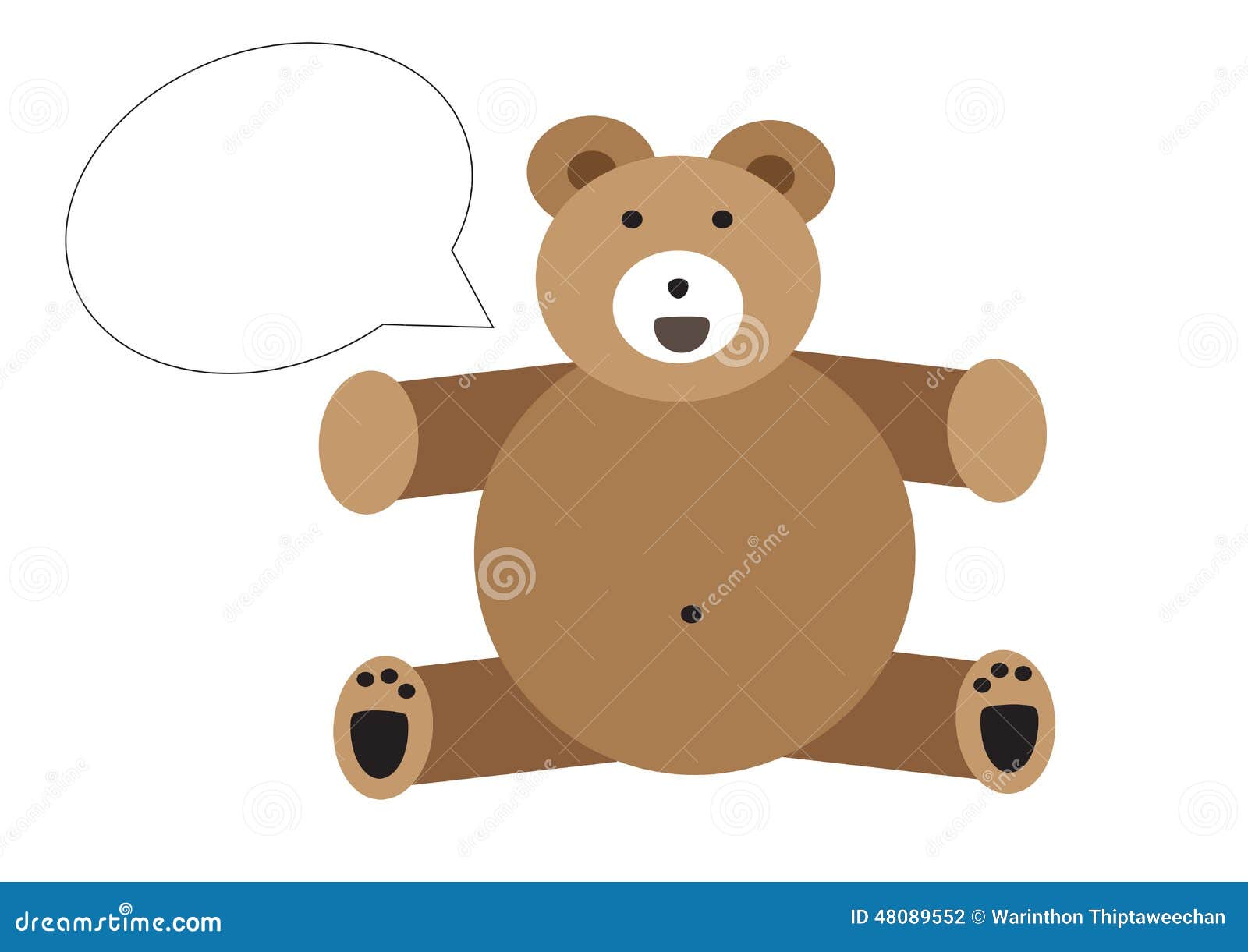 Big bear stock vector. Illustration of graphic, character - 48089552