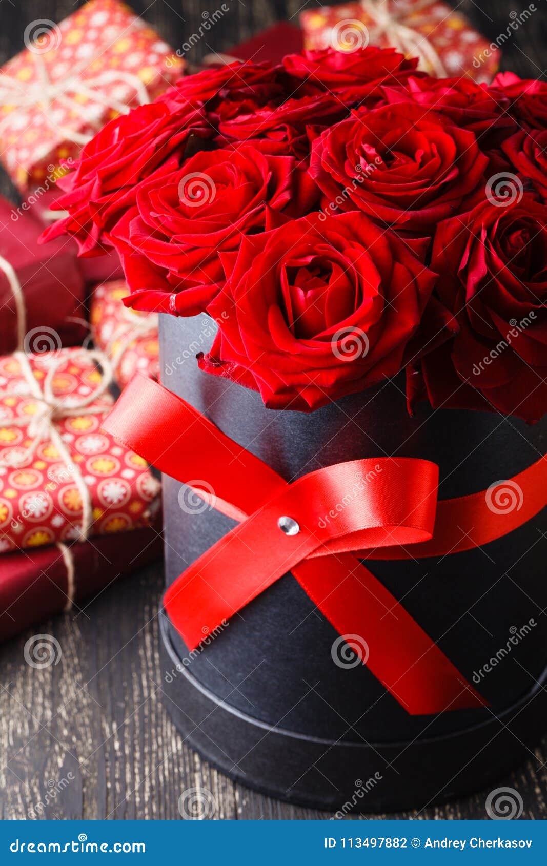 Big Beautiful Bouquet of Red Roses Stock Photo - Image of decor, petal ...
