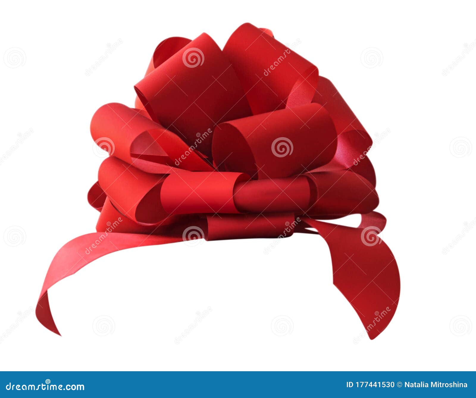 Big Beautiful Red Bow for Gift, Gift Wrapping, Banner, Advertisement ...