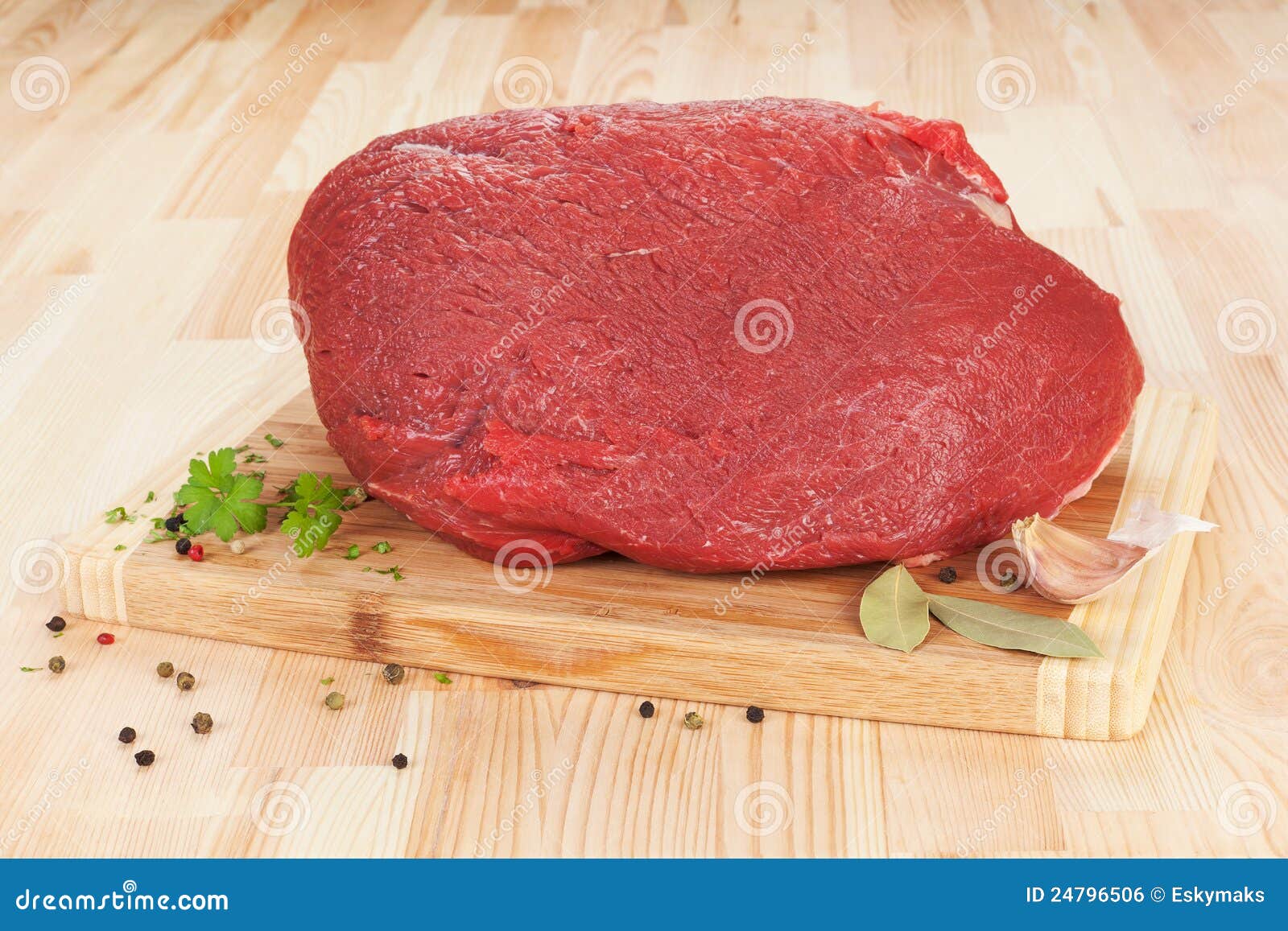 Big beef piece. stock photo. Image of pepper, white, meat - 24796506