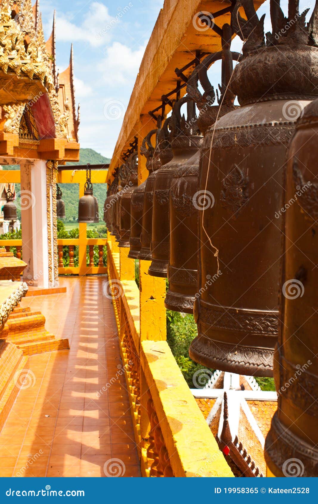 Big bell stock image. Image of back, bell, screen, hand - 19958365