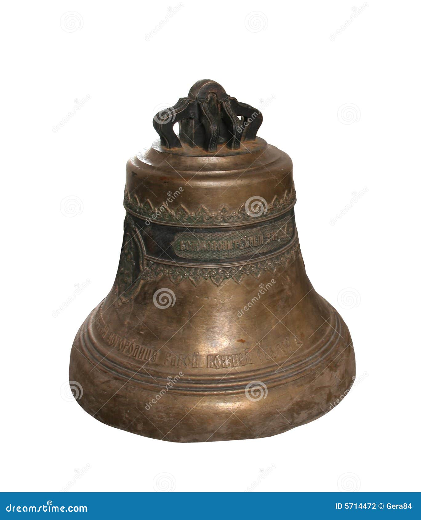A big bell stock photo. Image of background, isolated - 5714472