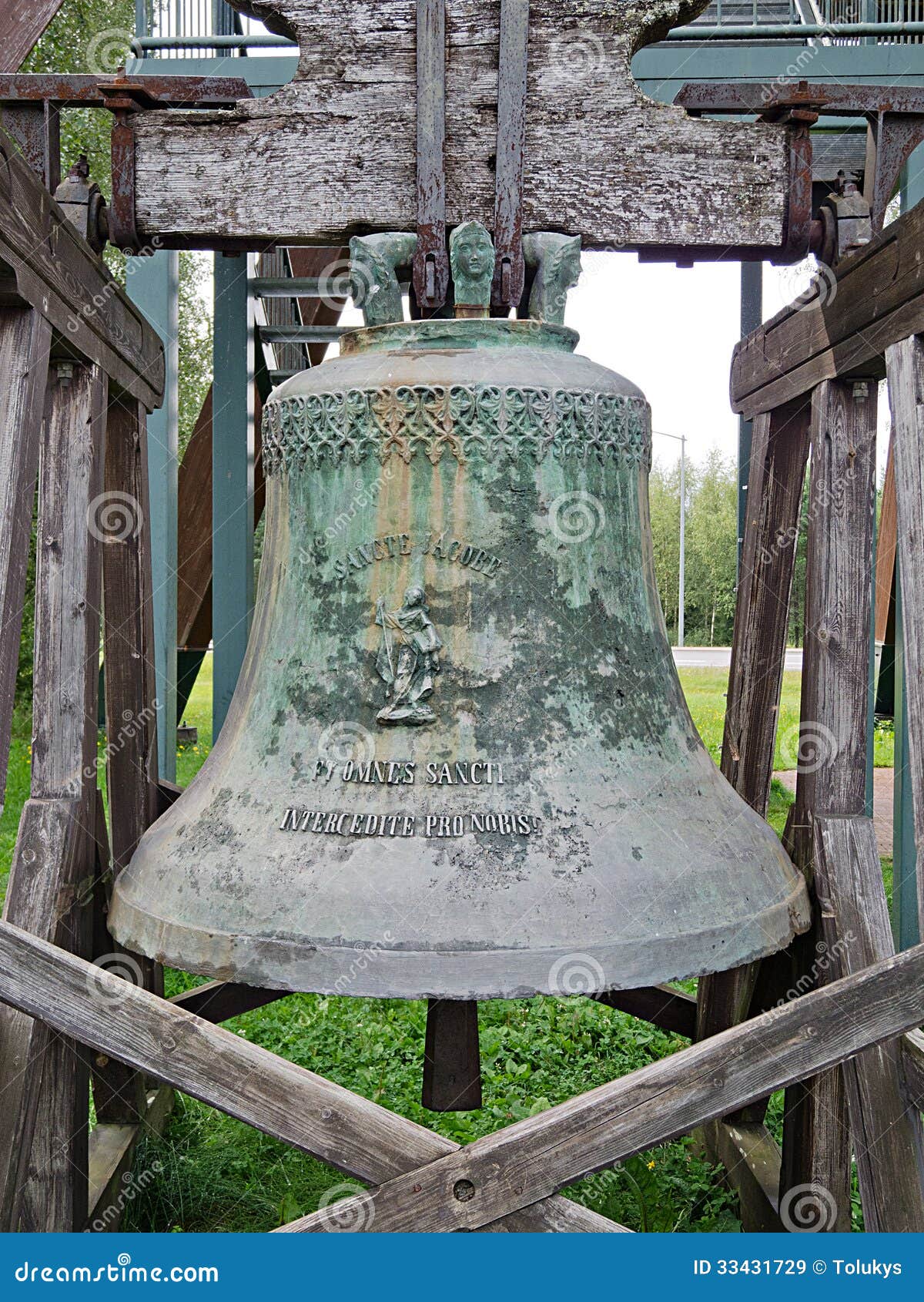 Big bell stock image. Image of architecture, religion - 33431729