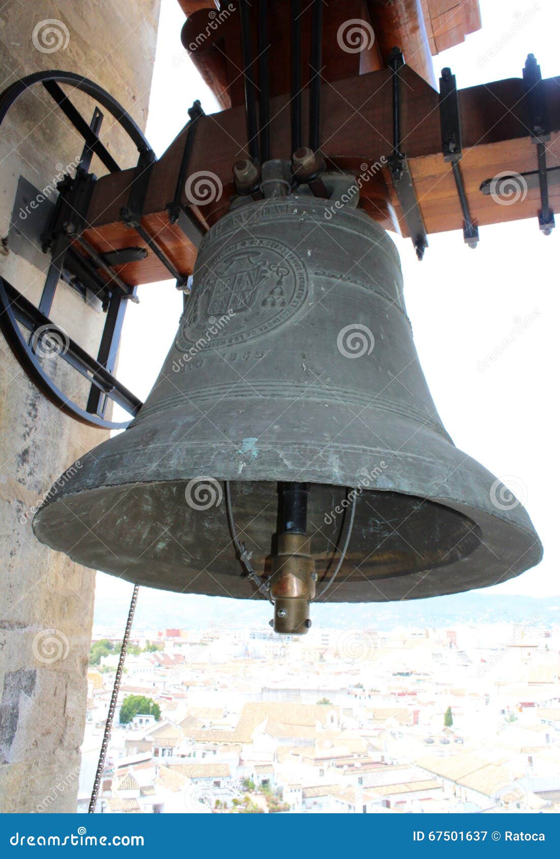 Big bell stock image. Image of ancient, culture, architecture - 67501637