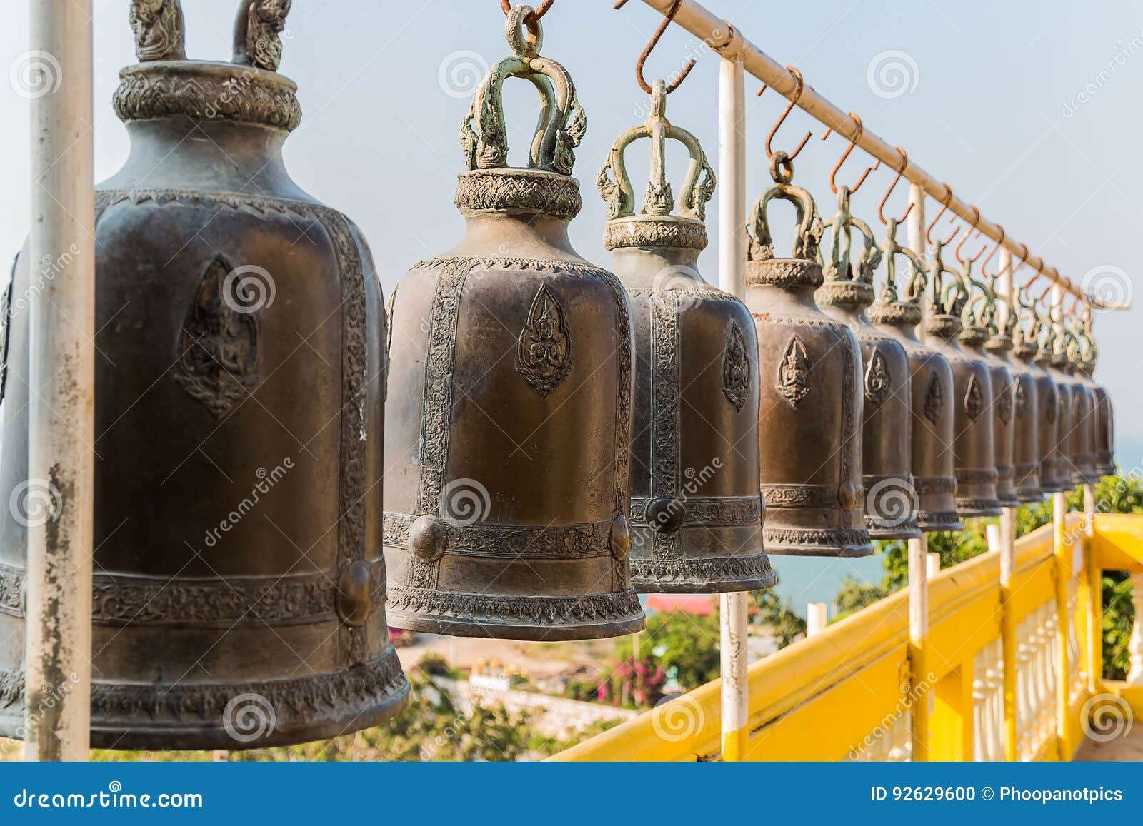 Big bell stock photo. Image of steel, object, temple - 92629600