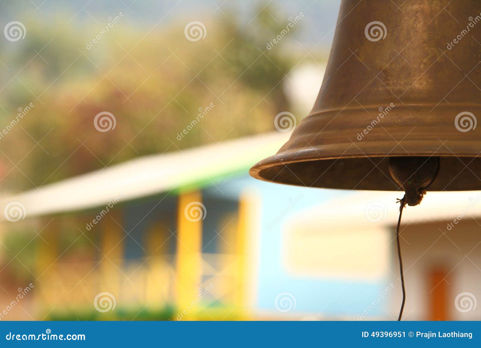 A big bell stock image. Image of school, thailand, class - 49396951