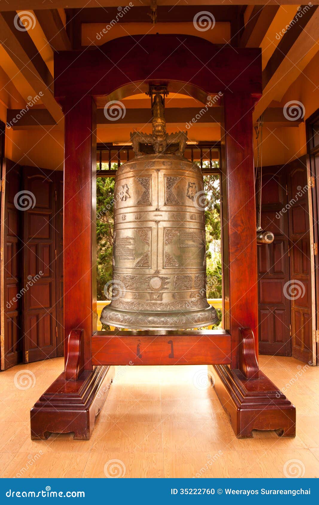 Big Bell in vietnam stock photo. Image of valley, landmark - 35222760