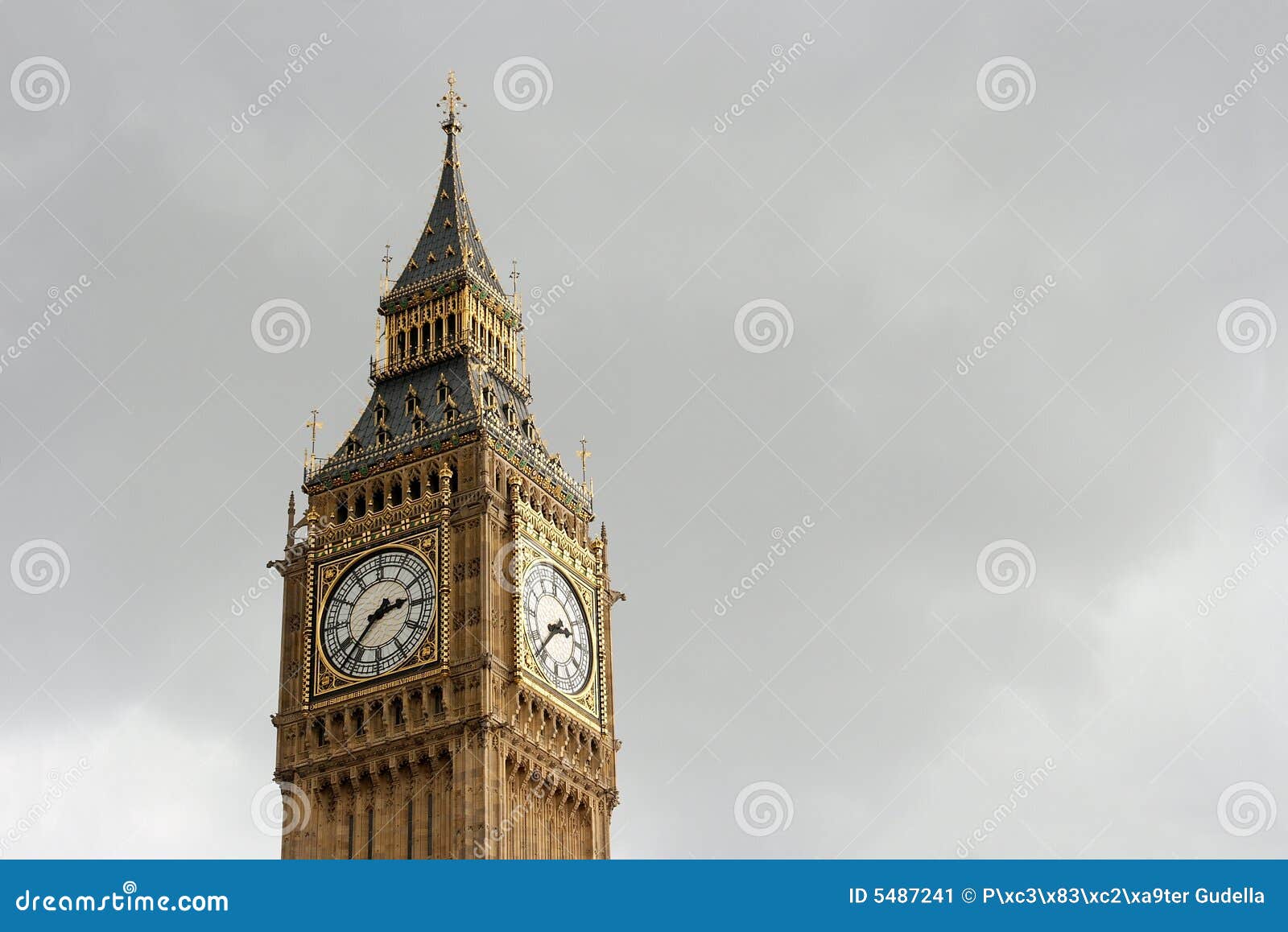 Big Ben stock image. Image of exterior, kingdom, great - 5487241