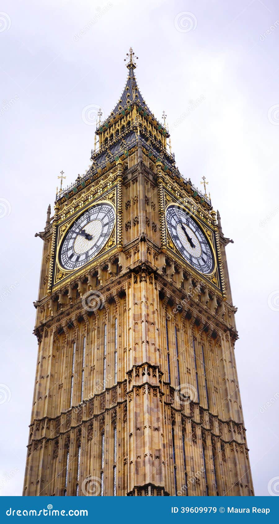 Big Ben Clock stock image. Image of culture, large, architecture - 39609979