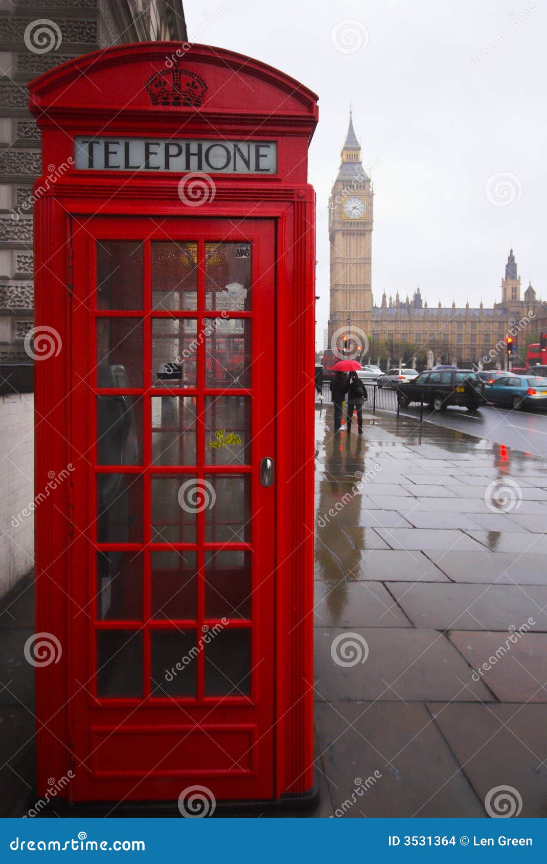 Big Ben Phone Box stock photo. Image of houses, london - 3531364