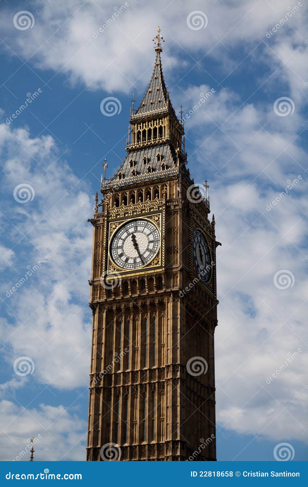 The Big Ben Tower stock photo. Image of landmark, tower - 22818658