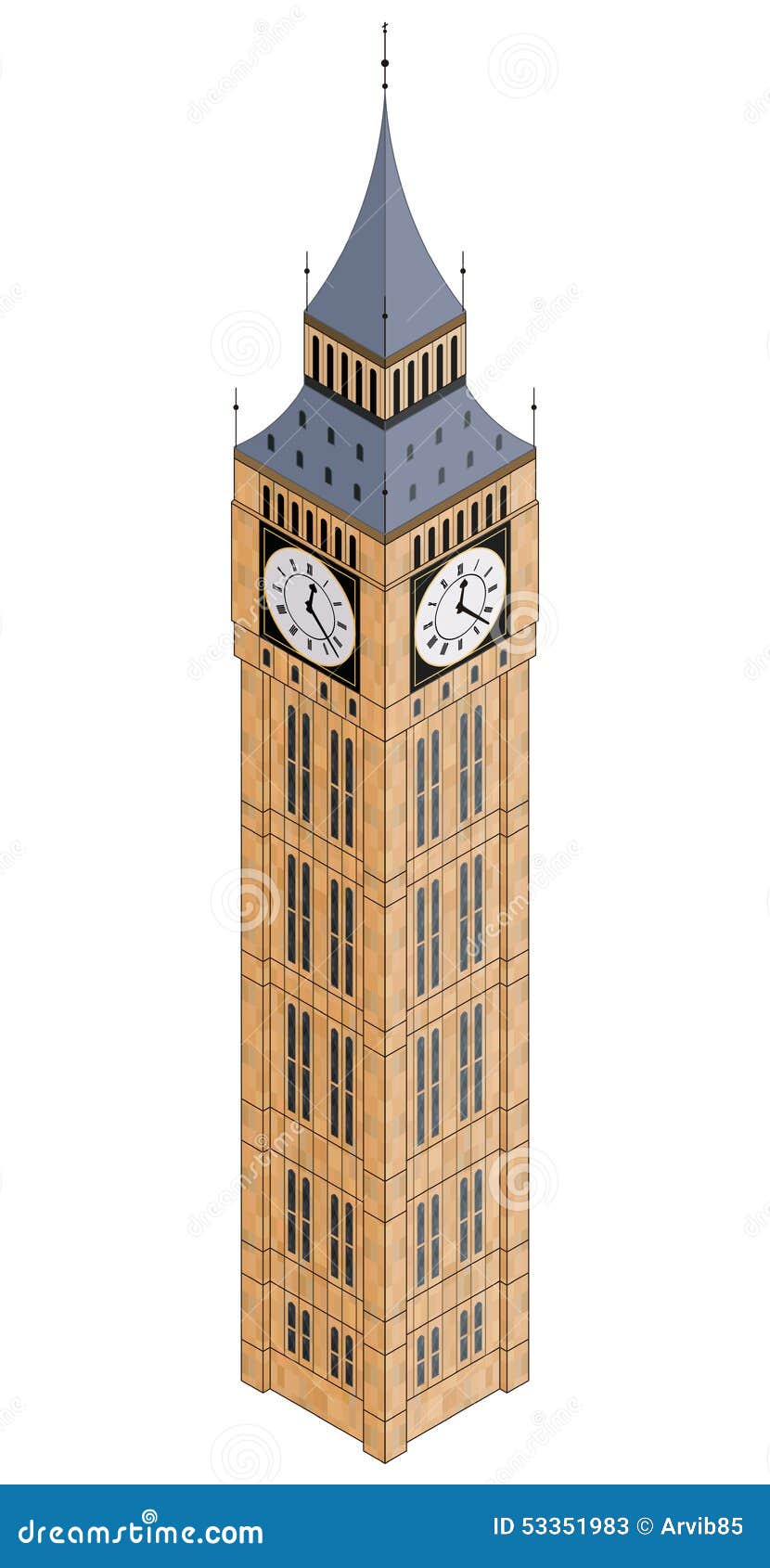 Big Ben Cartoon Drawing