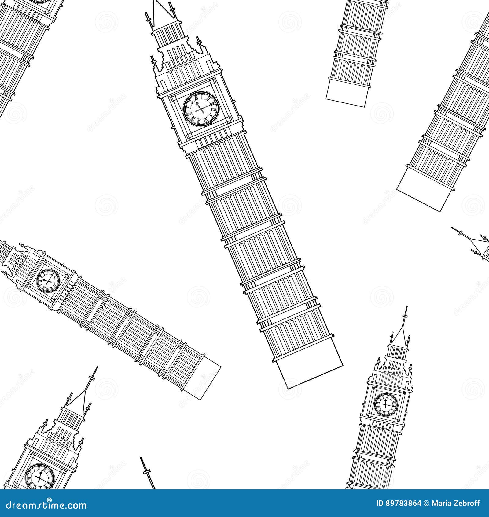 Big Ben vector stock vector. Illustration of emblem, conservative ...