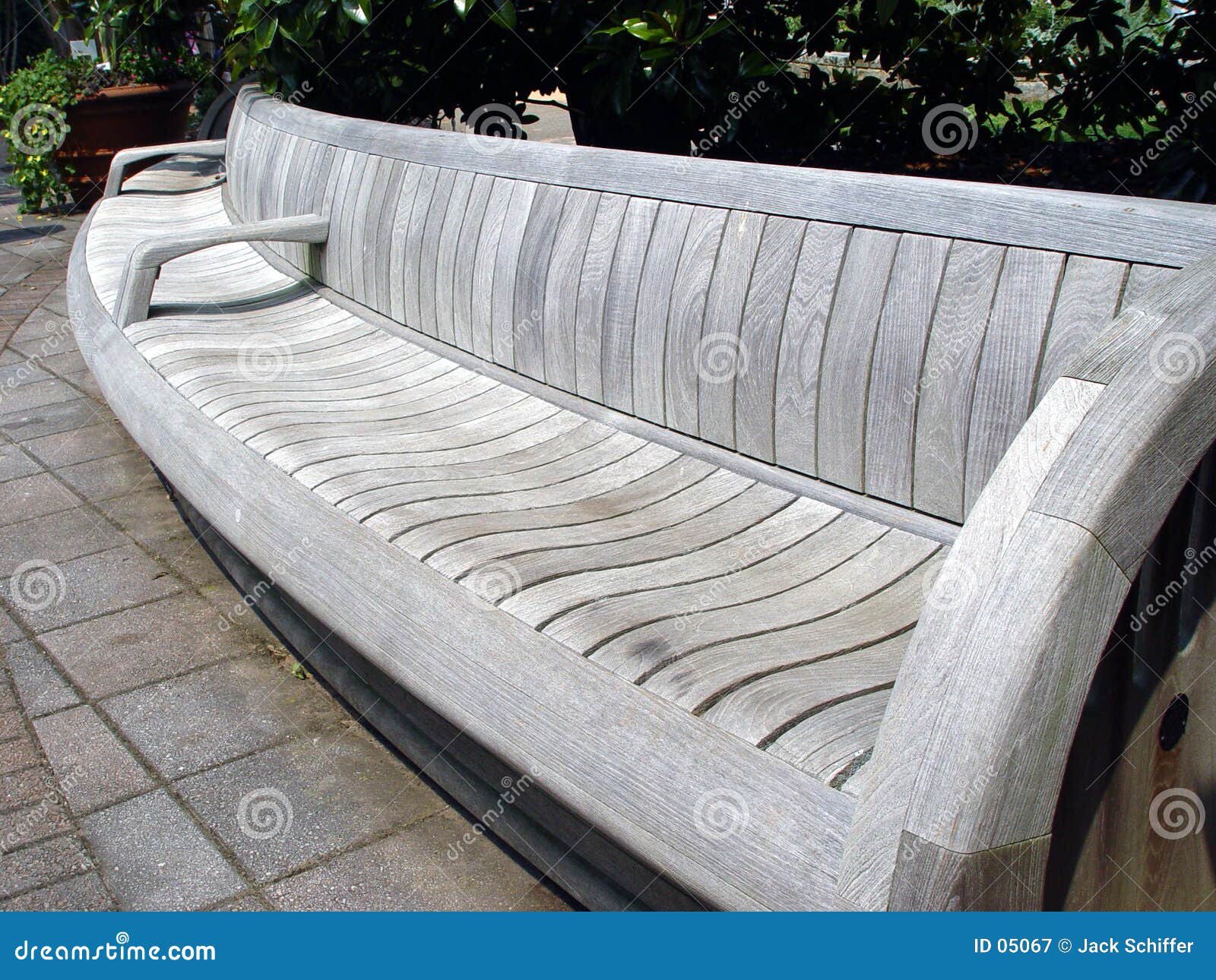 Big Bench stock image. Image of tile, benches, gardens, texture - 5067