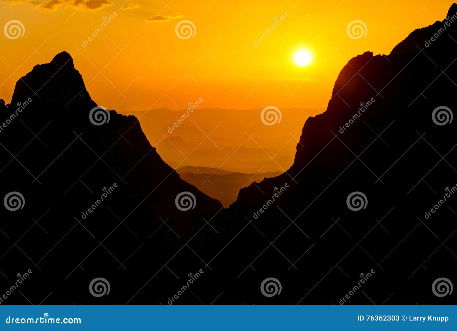 Big Bend National Park at Sunset Stock Image - Image of mountains, bend ...