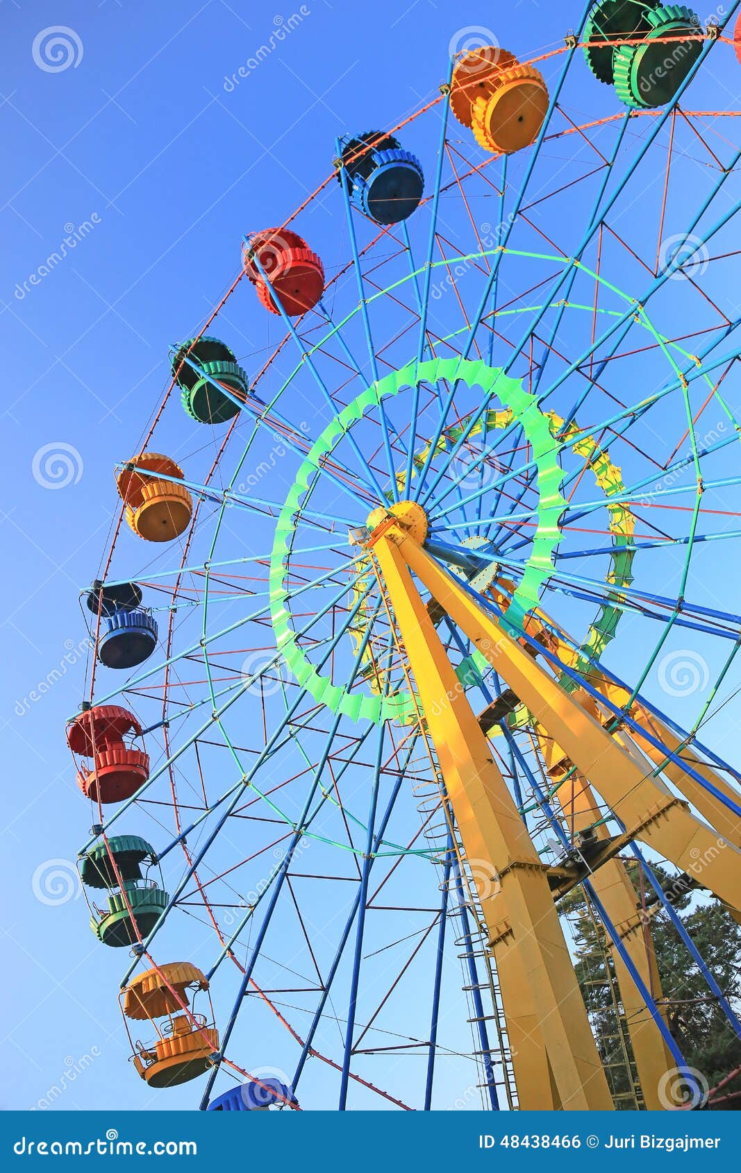 Big big wheel in park stock photo. Image of place, carnival - 48438466