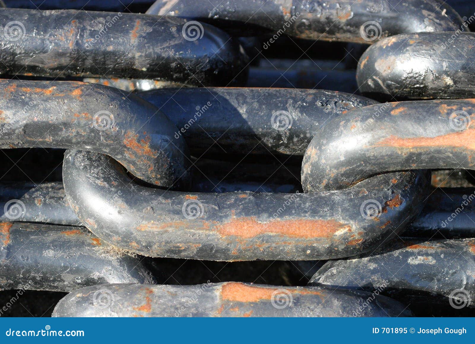 Big Black Chain stock image. Image of links, industrial - 701895