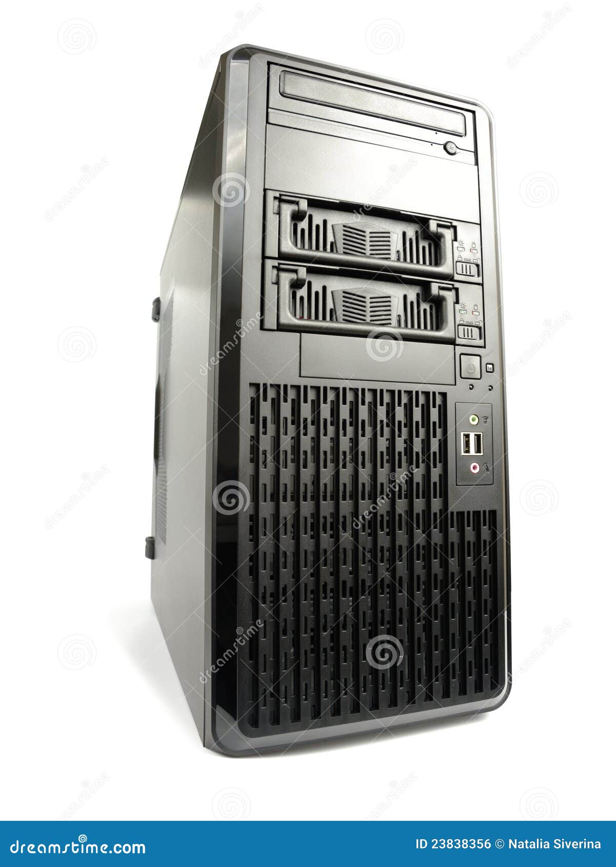 Big Black Server stock photo. Image of server, equipment - 23838356