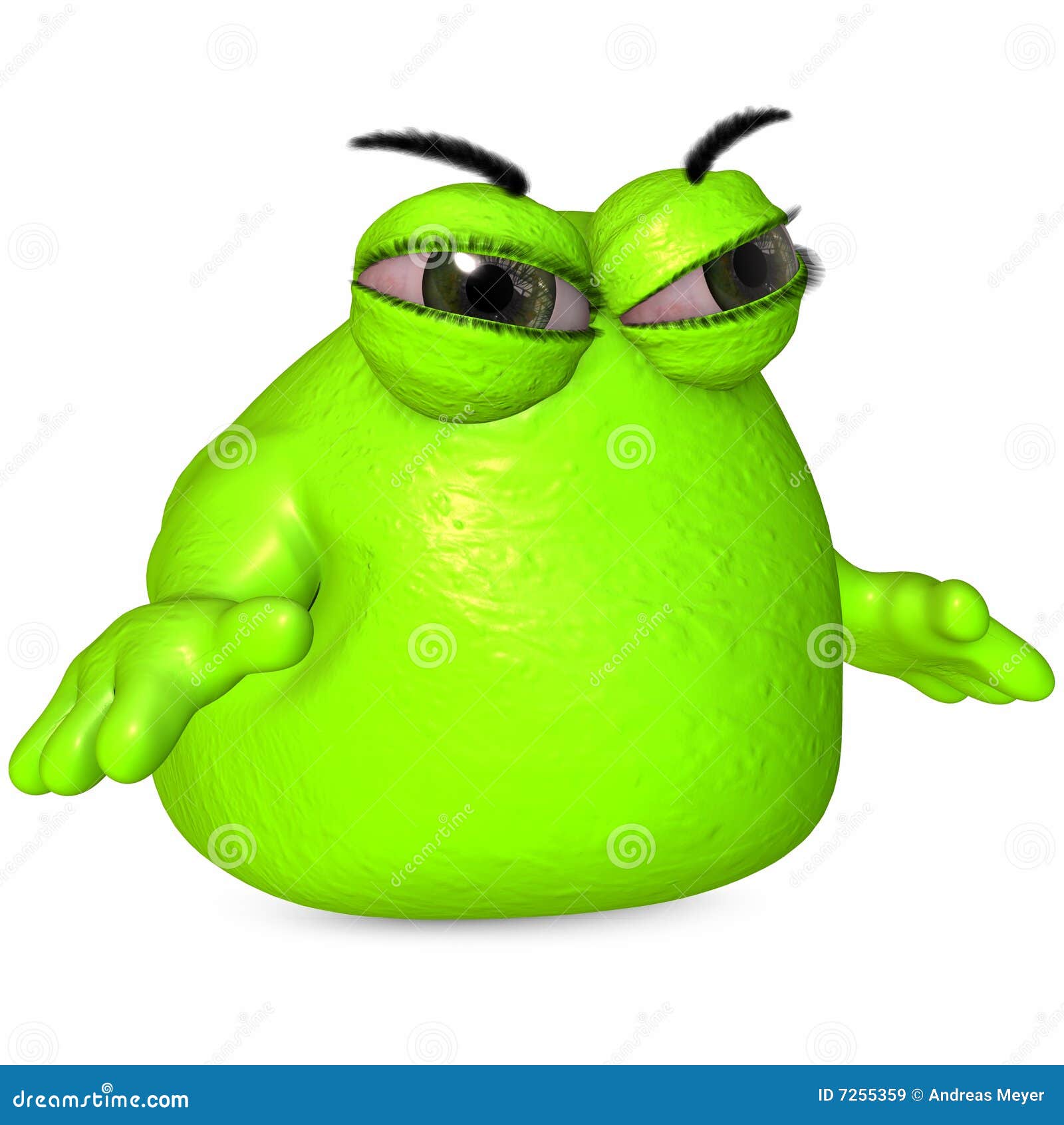 The Big Blob-Toon Figure stock illustration. Illustration of manga ...