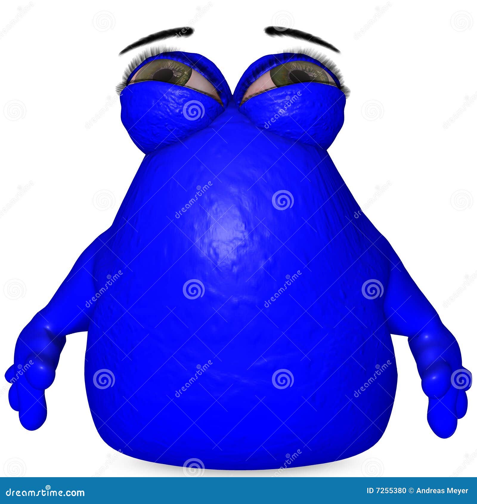 The Big Blob-Toon Figure stock illustration. Illustration of manga ...