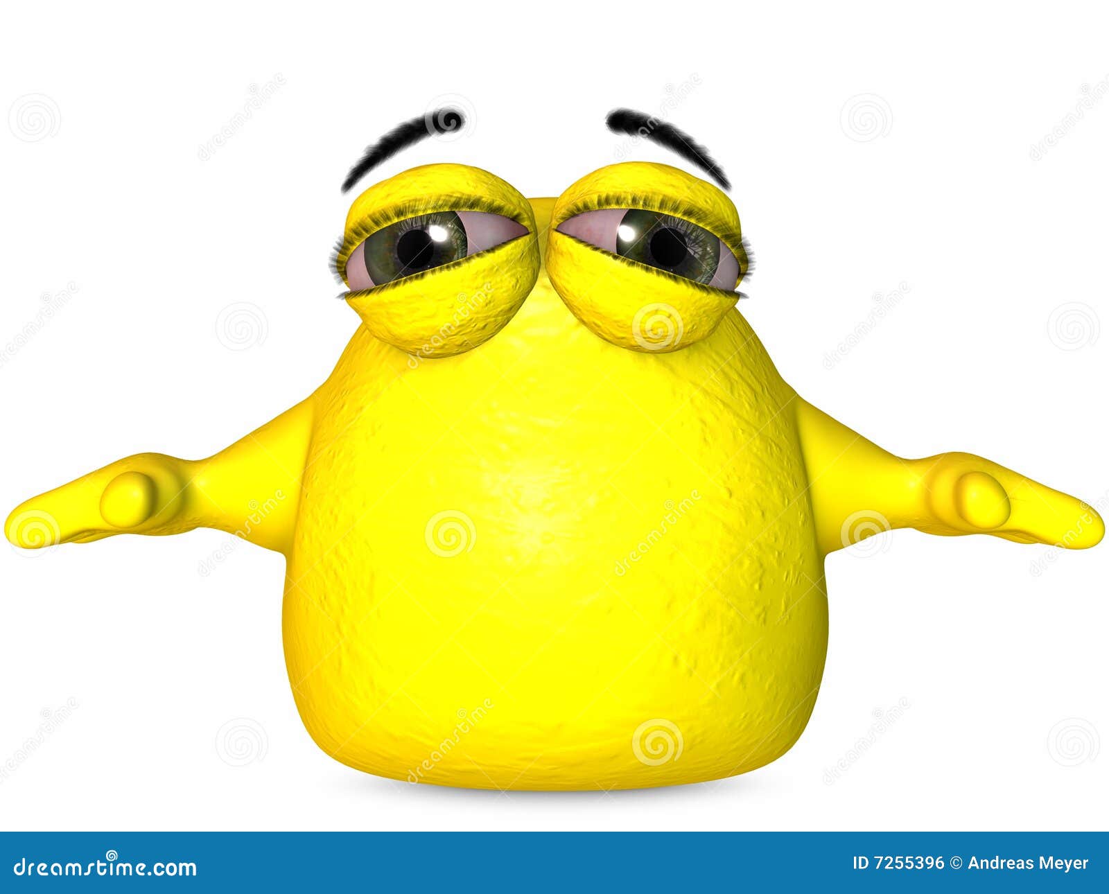 The Big Blob-Toon Figure stock illustration. Illustration of beauty ...