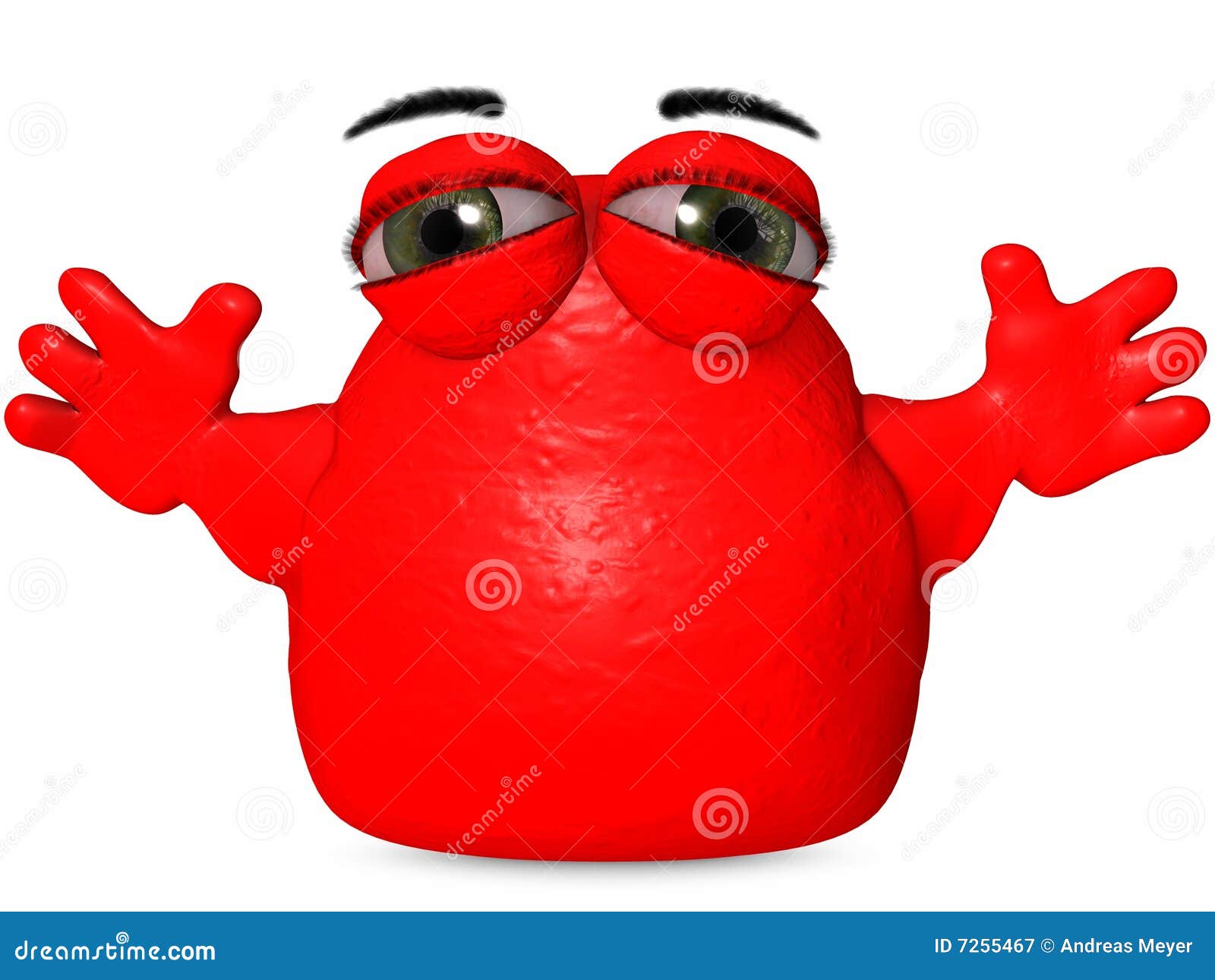 The Big Blob-Toon Figure stock illustration. Illustration of sweet ...