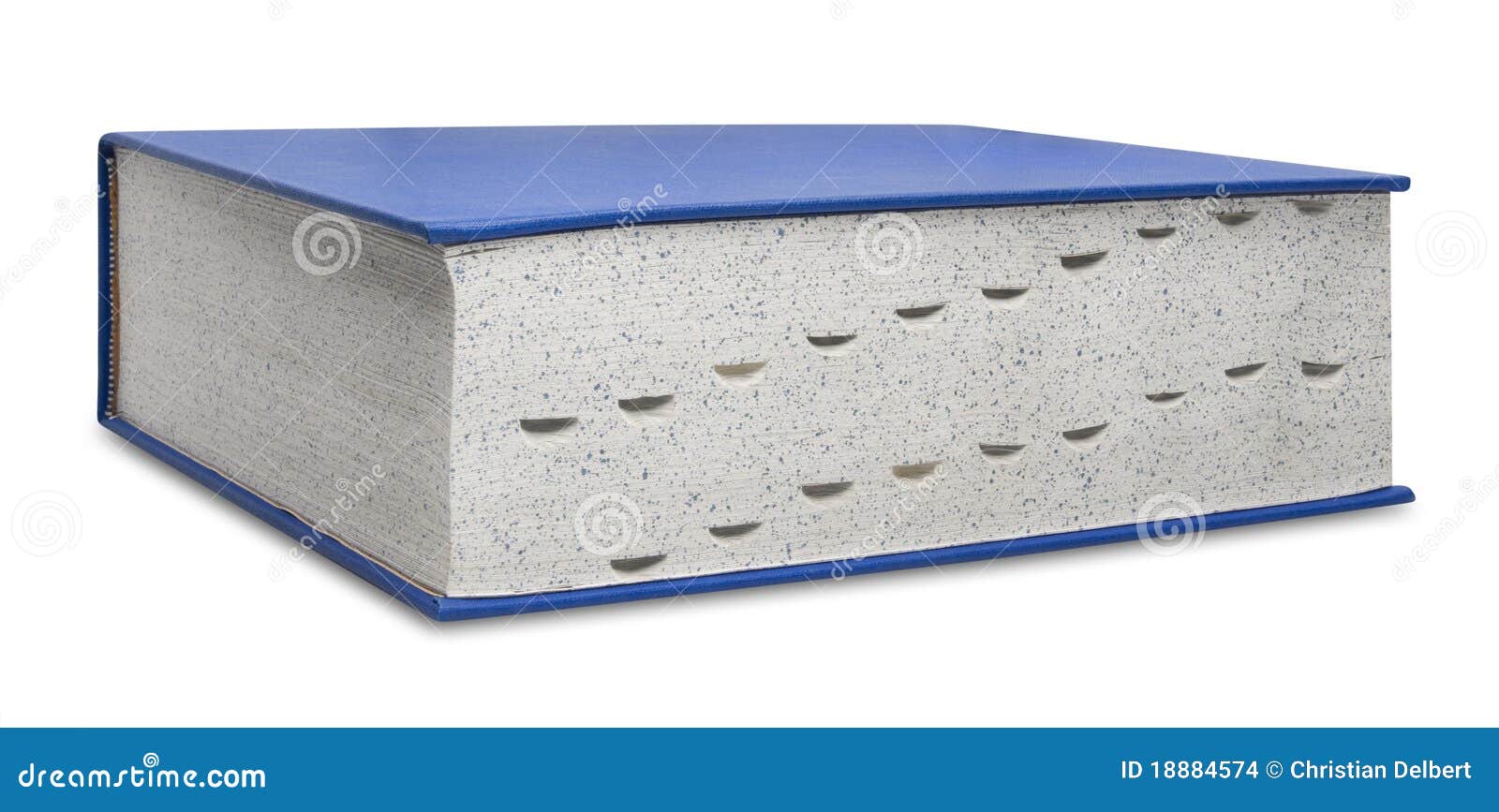 Big blue book, isolated stock photo. Image of wisdom - 18884574