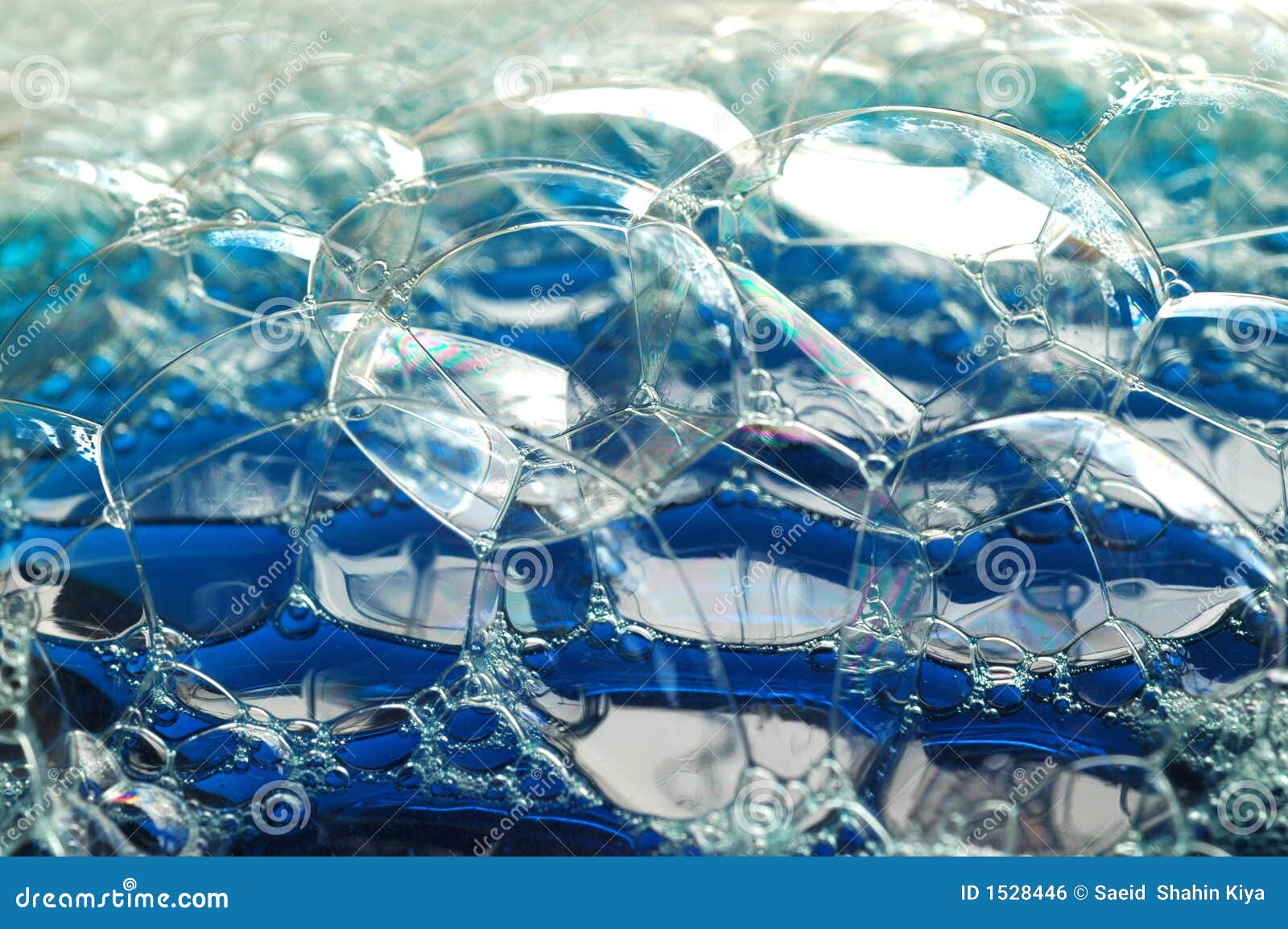 Big blue bubble stock photo. Image of detergent, froth - 1528446