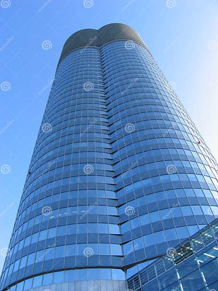 Big blue business building stock image. Image of skyscraper - 21719